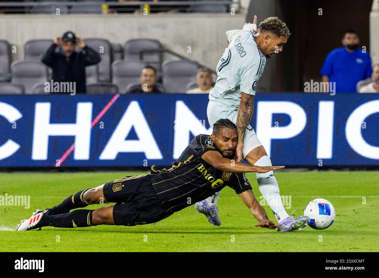 Colorado Rapids' Rafael Navarro #9 drives the ball past Los Angeles FC ...