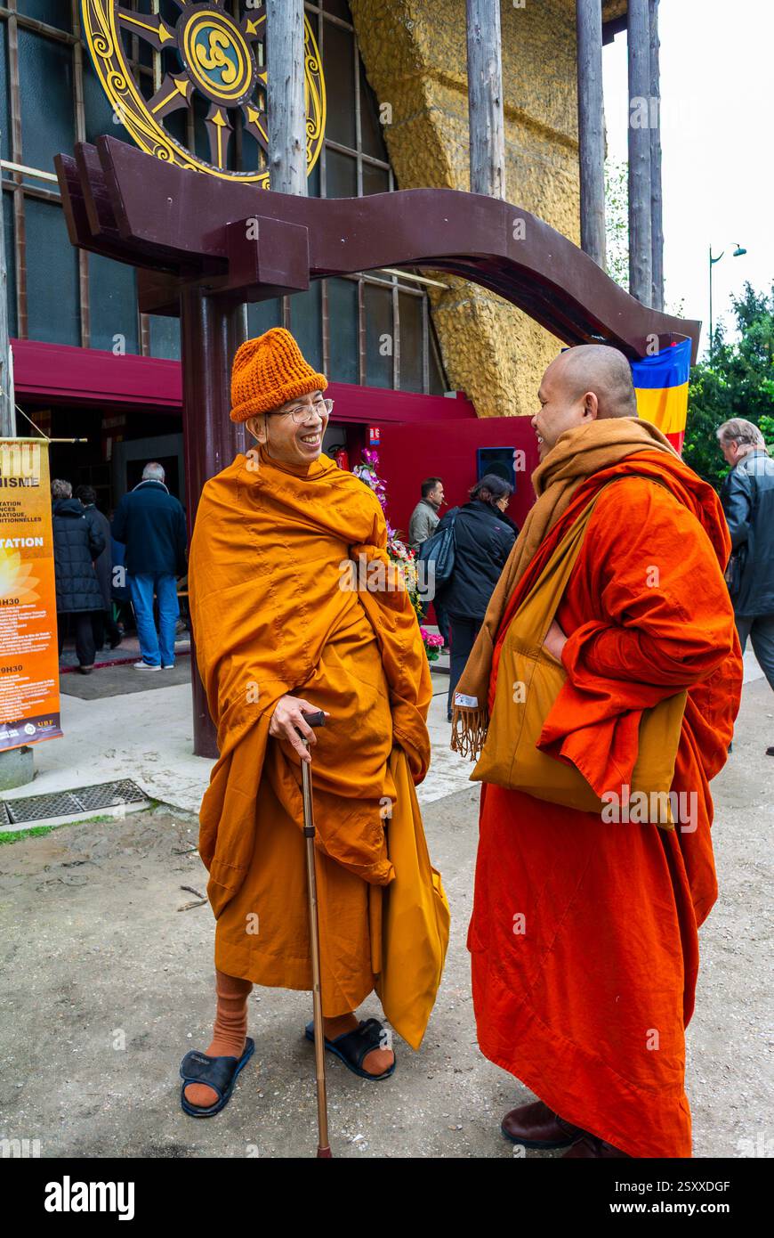 Paris, France, Interfaith Buddhist Festival, Religious Ceremony, French ...