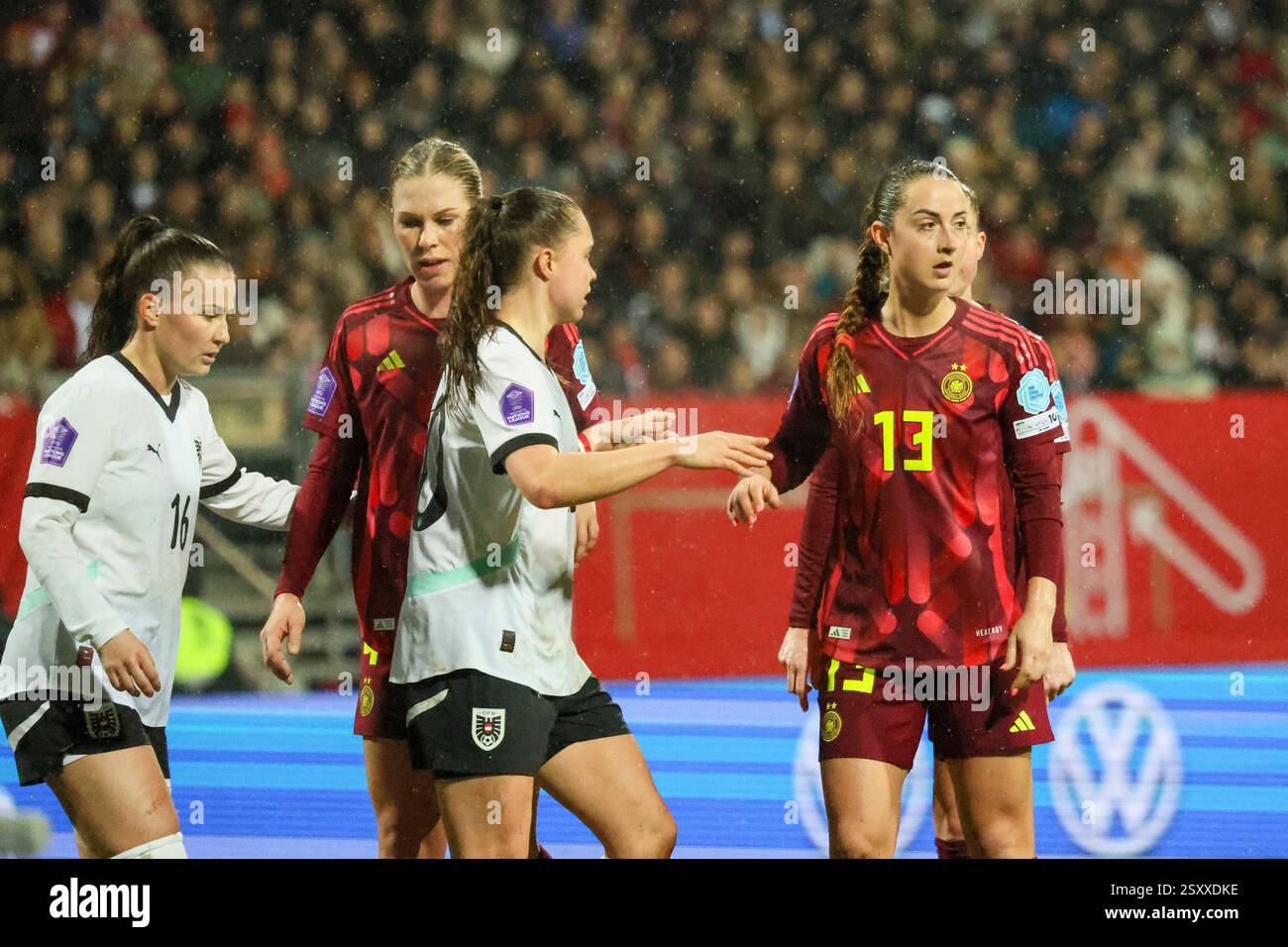 Nürnberg, Deutschland 25. Februar 2025: Frauen Länderspiel - 2025 ...