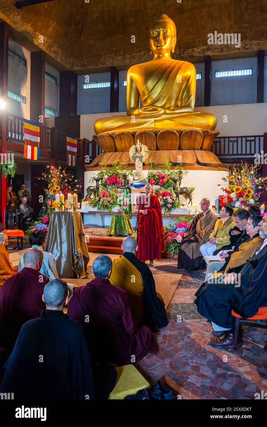 Paris, France, Interfaith Buddhist Festival, Religious Ceremony, French ...