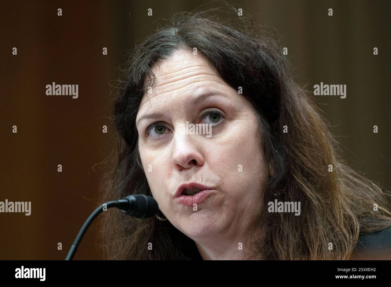 FILE - Colleen Shogan testifies before the Senate Homeland Security and ...