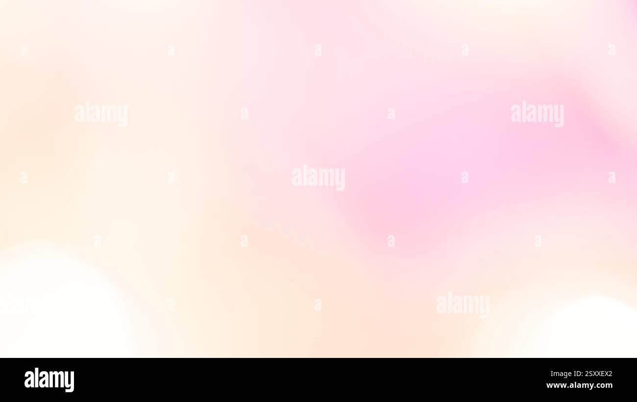 Vibrant summer gradient background with pink and golden soft ...