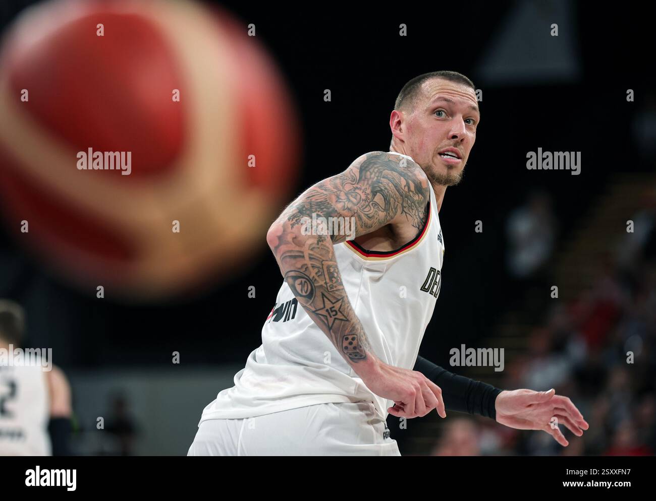 Daniel Theis #10 of Germany Germany vs Bulgaria FIBA Eurobasket ...
