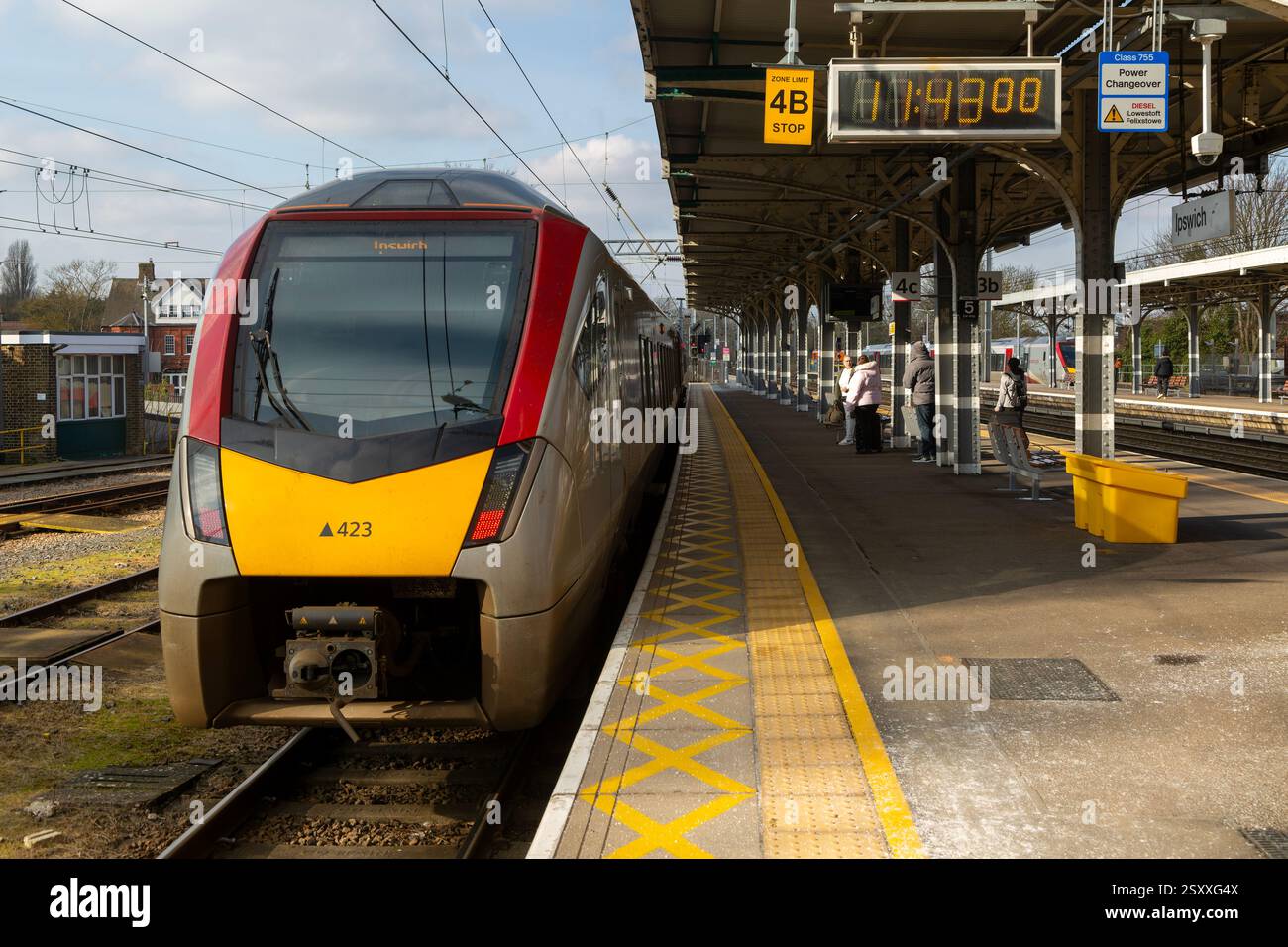 Greater Anglia, British Rail Class Stadler 755 bi-modal multiple unit ...