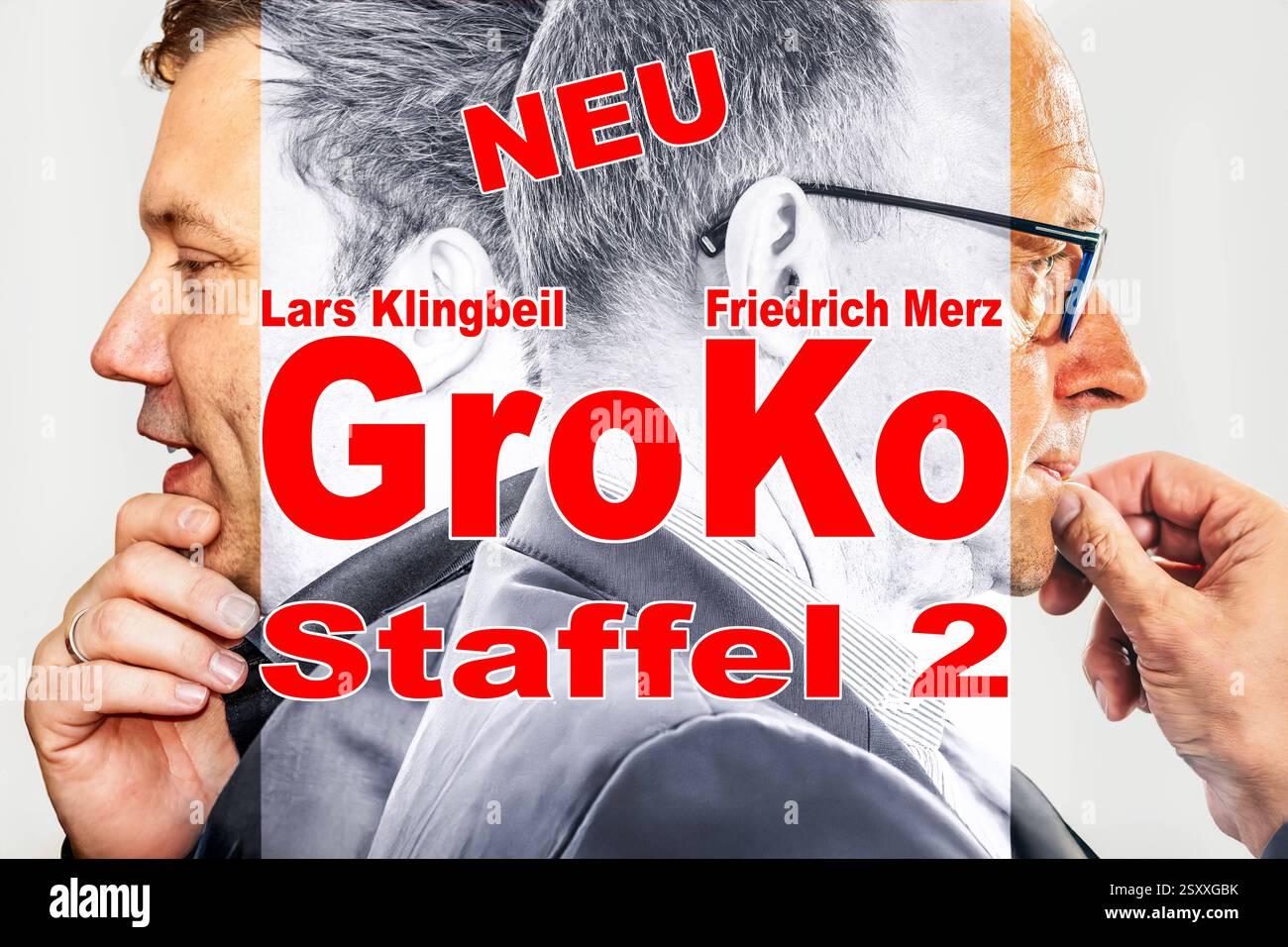 GroKo, Staffel 2, neue Serie, Satire, Symbolfoto Große Koalition mit ...