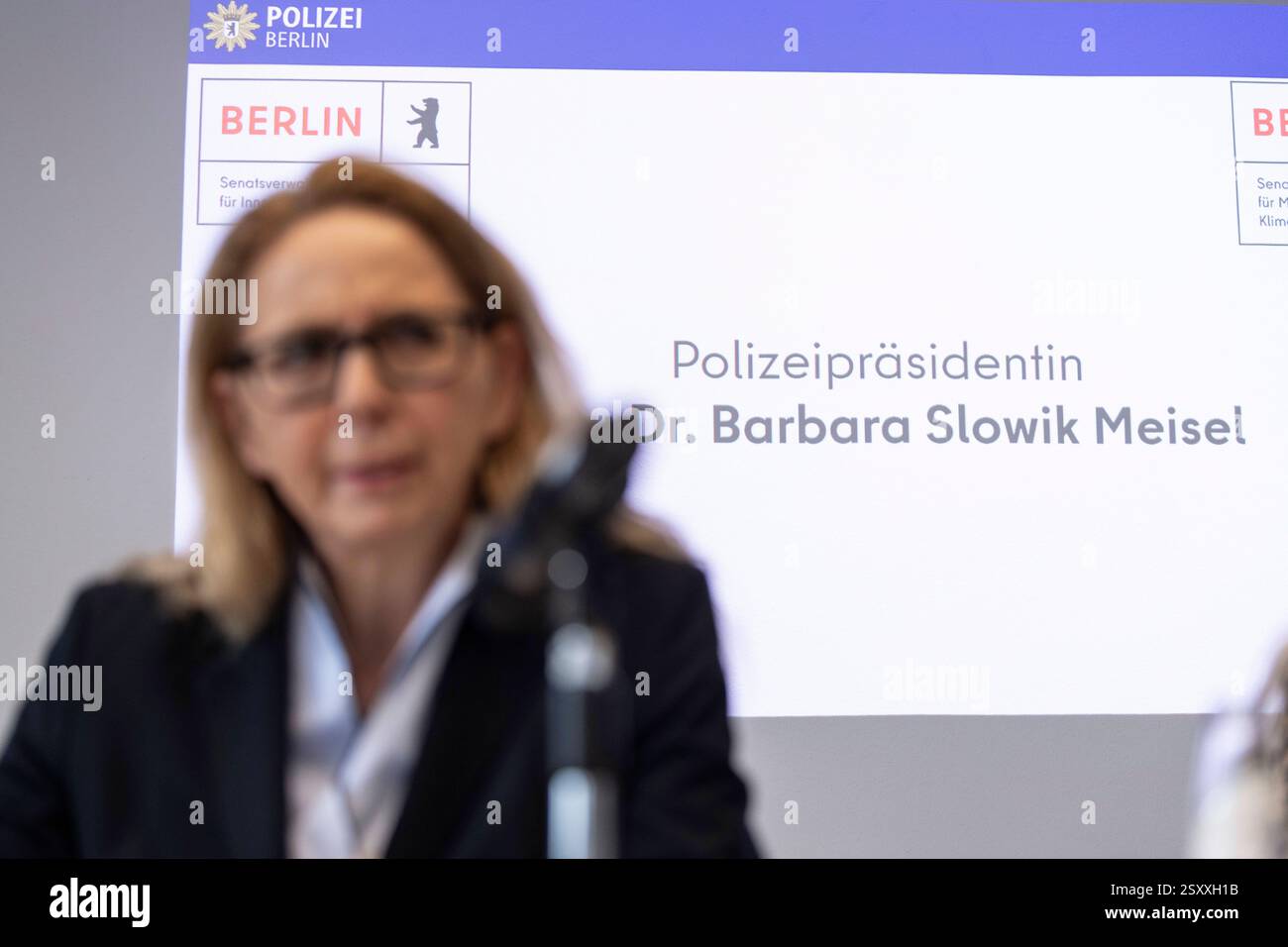 Polizeipräsidentin Barbara Slowik Meisel stellt Bilanz der ...