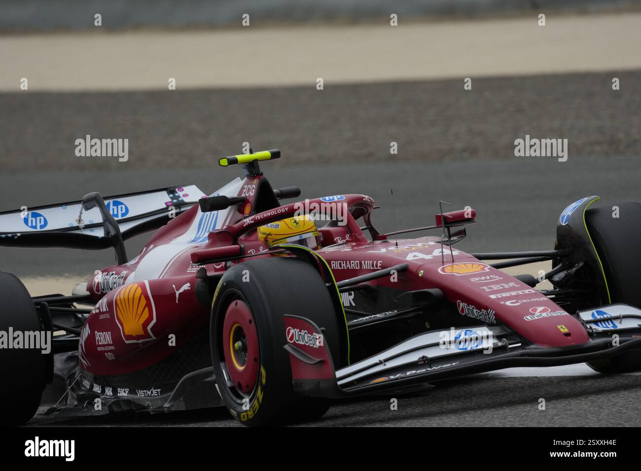 26 February 2025, Bahrain, Sakhir: Formula 1: Start of pre-season ...