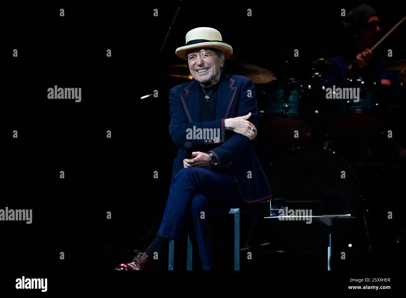 MIAMI, FLORIDA - FEBRUARY 25: Spanish musician Joaquín Sabina performs ...