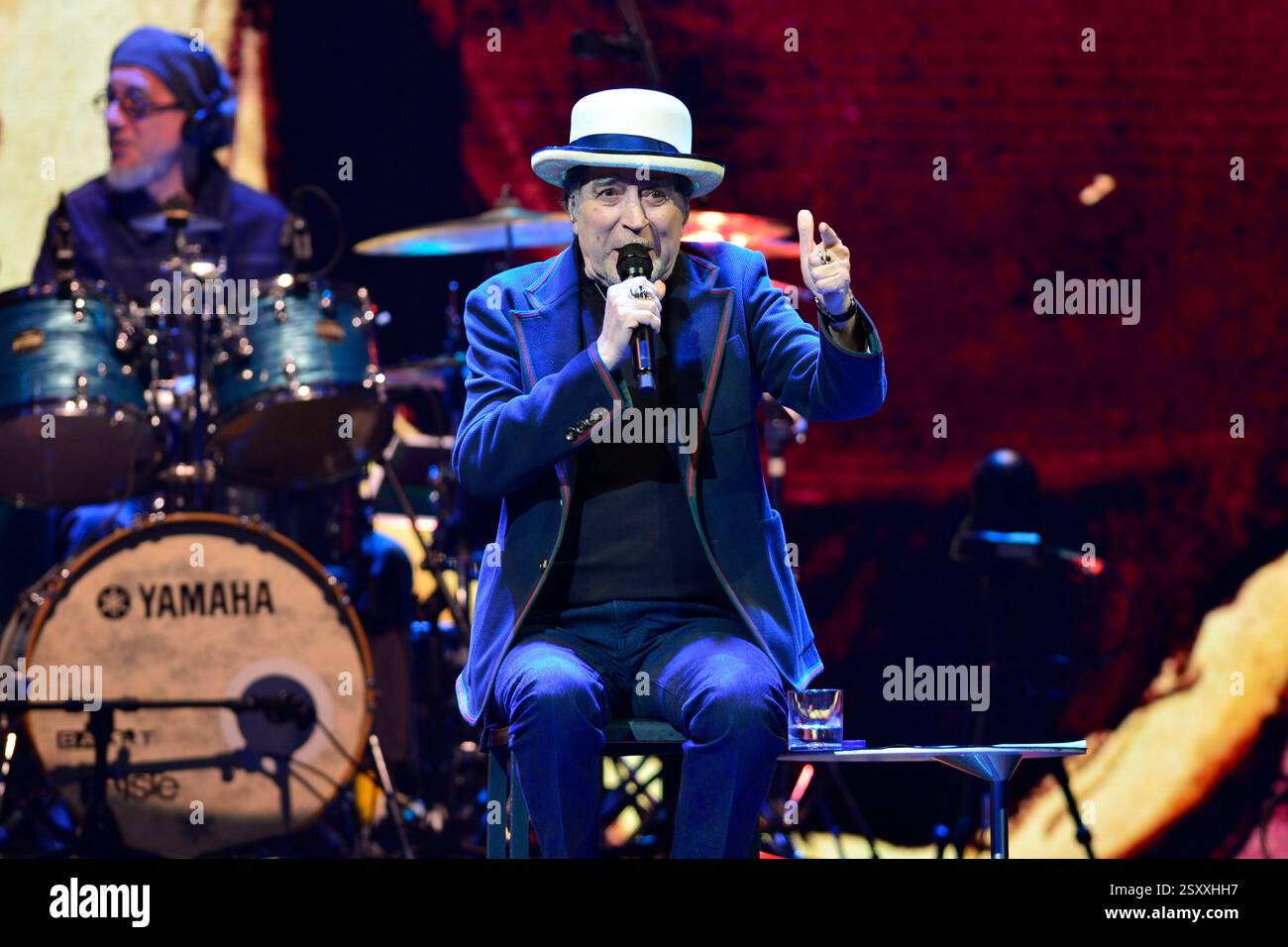 MIAMI, FLORIDA - FEBRUARY 25: Spanish musician Joaquín Sabina performs ...