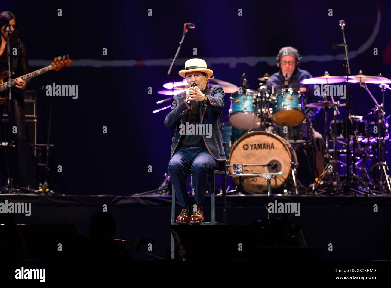 MIAMI, FLORIDA - FEBRUARY 25: Spanish musician Joaquín Sabina performs ...
