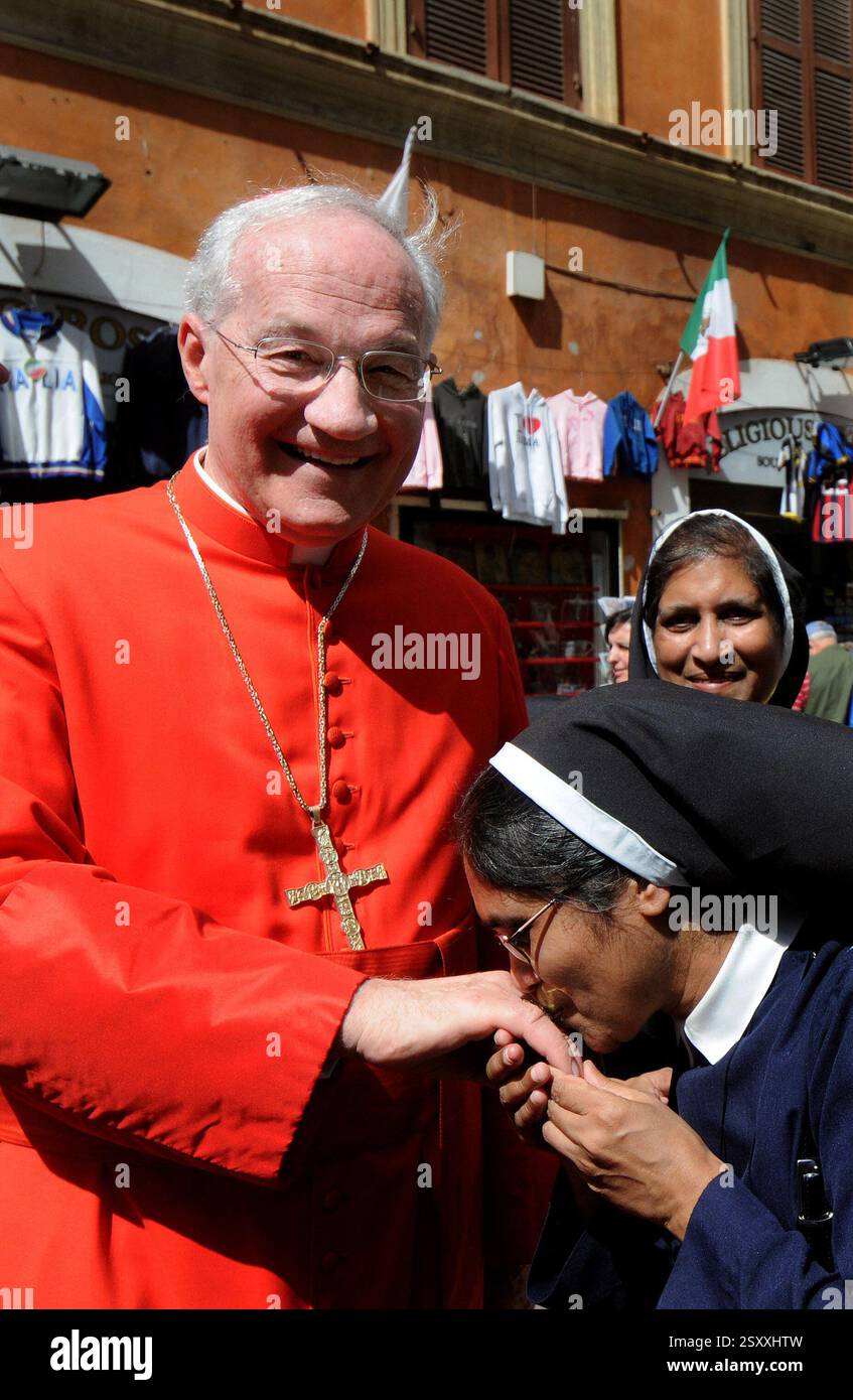 Italy. 26th Feb, 2025. File photo - Cardinal ‘papabile' Marc Ouellet ...