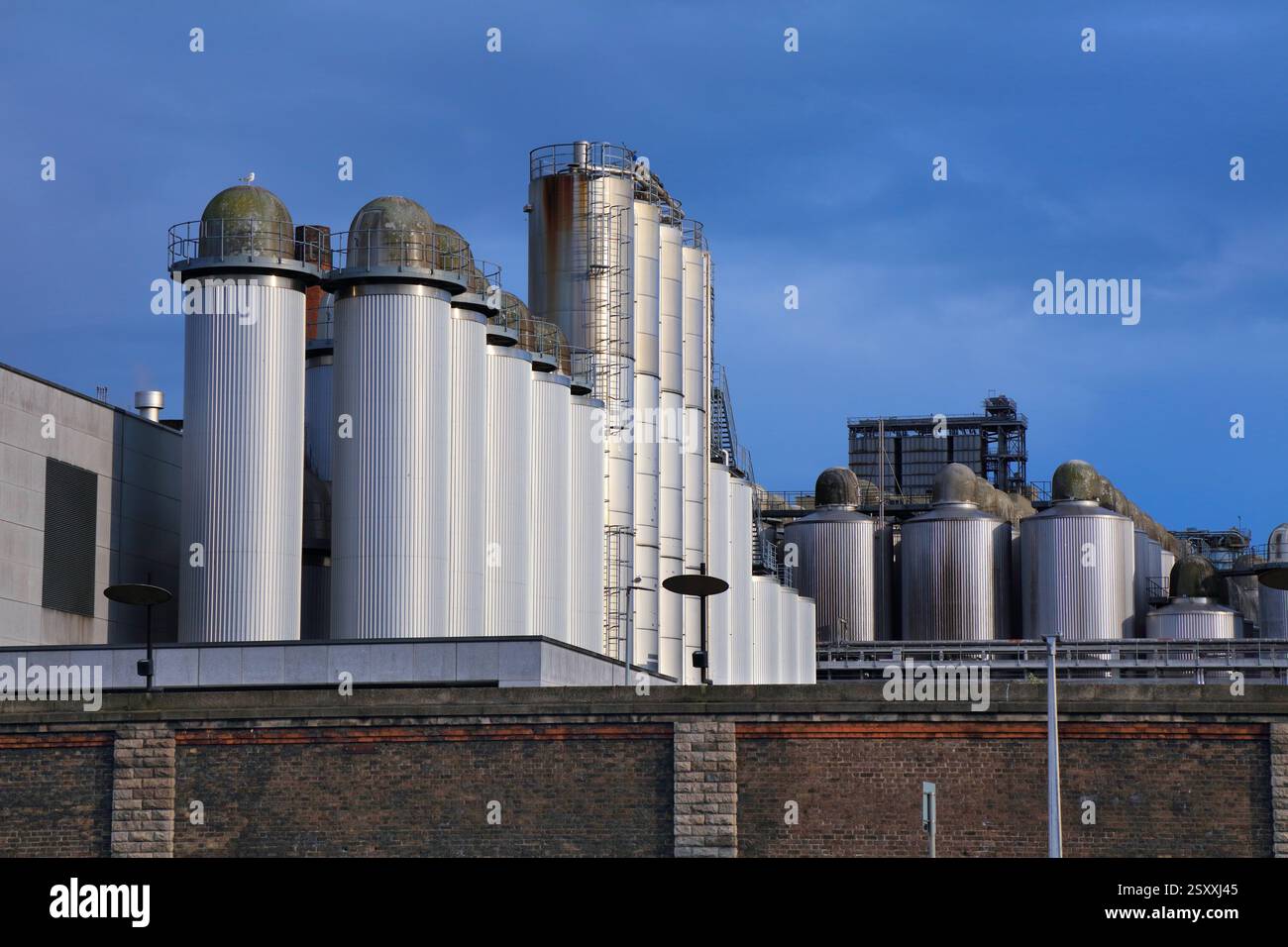 Brewery in Dublin, Ireland. Food and beverage manufacturing industry ...