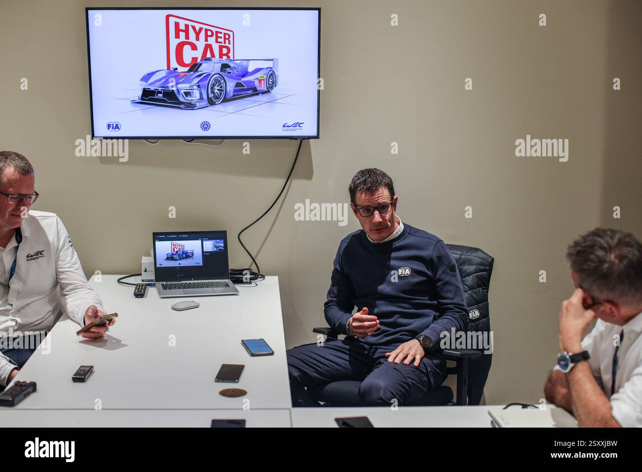 FIA meeting CHEVAUCHER Thomas, FIA Technical Engineering Director ...