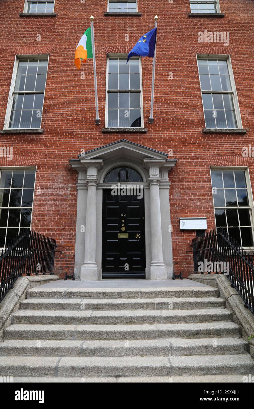 DUBLIN, IRELAND - JULY 7, 2024: Department of Further and Higher Education, Research, Innovation ...