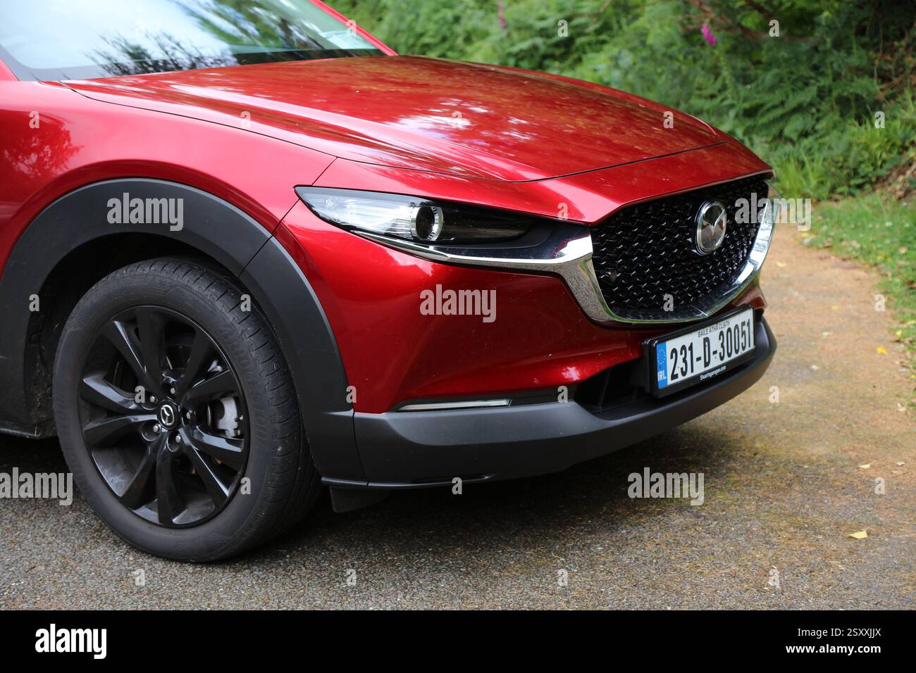 COUNTY KERRY, IRELAND - JULY 3, 2024: Mazda CX5 compact SUV parked in ...