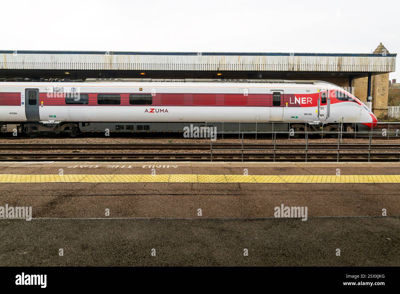London North Eastern Railway LNER, British Rail Class 801 Azuma train ...