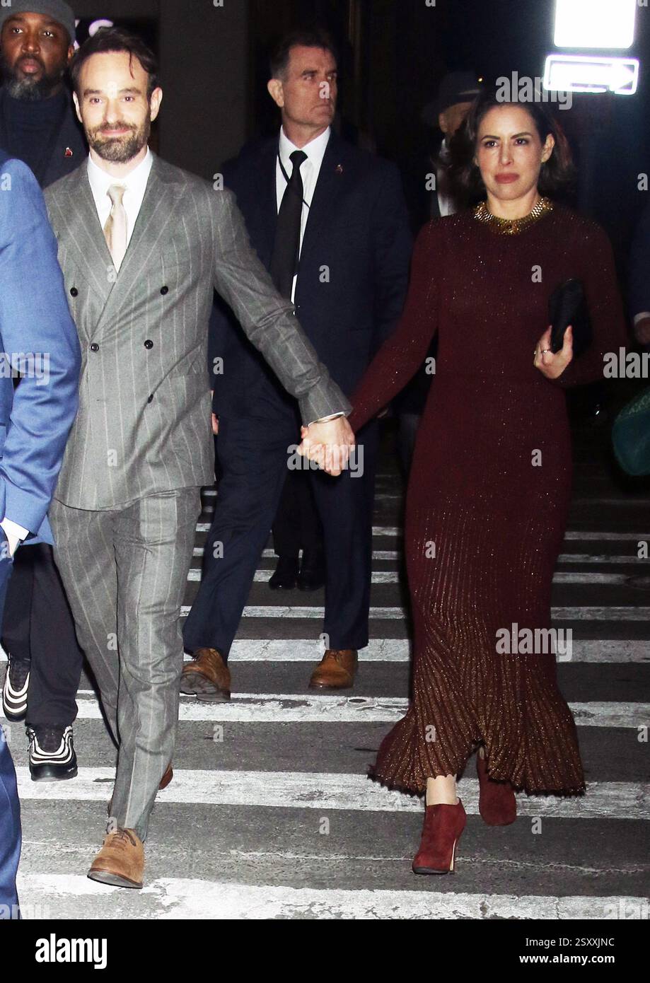 New York. US. 24th Feb, 2025. Charlie Cox, Samantha Thomas, attend Daredevil: Born Again ...