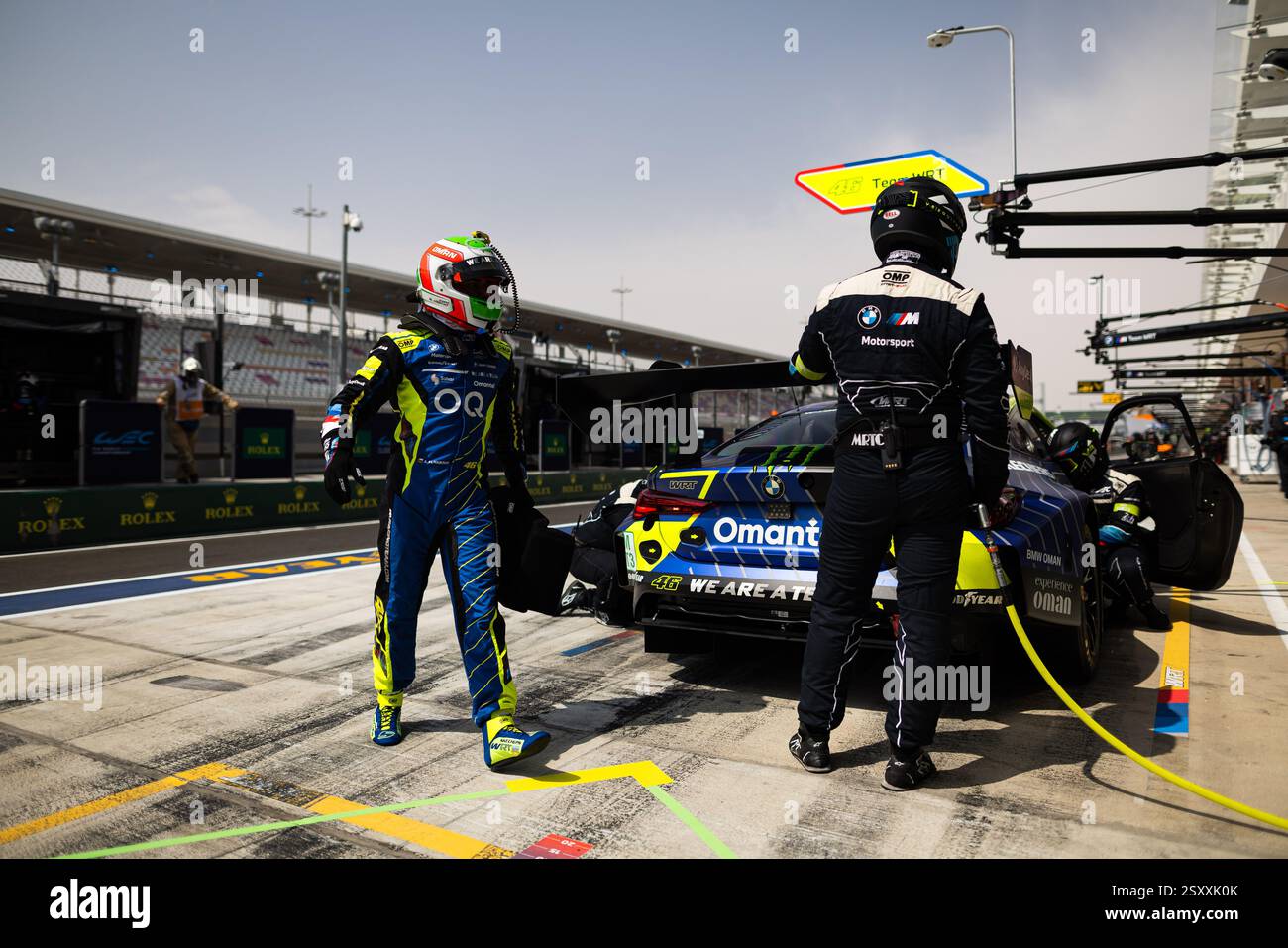 Lusail, Qatar, 26/02/2025, AL HARTHY Ahmad (omn), Team WRT, BMW M4 GT3 ...