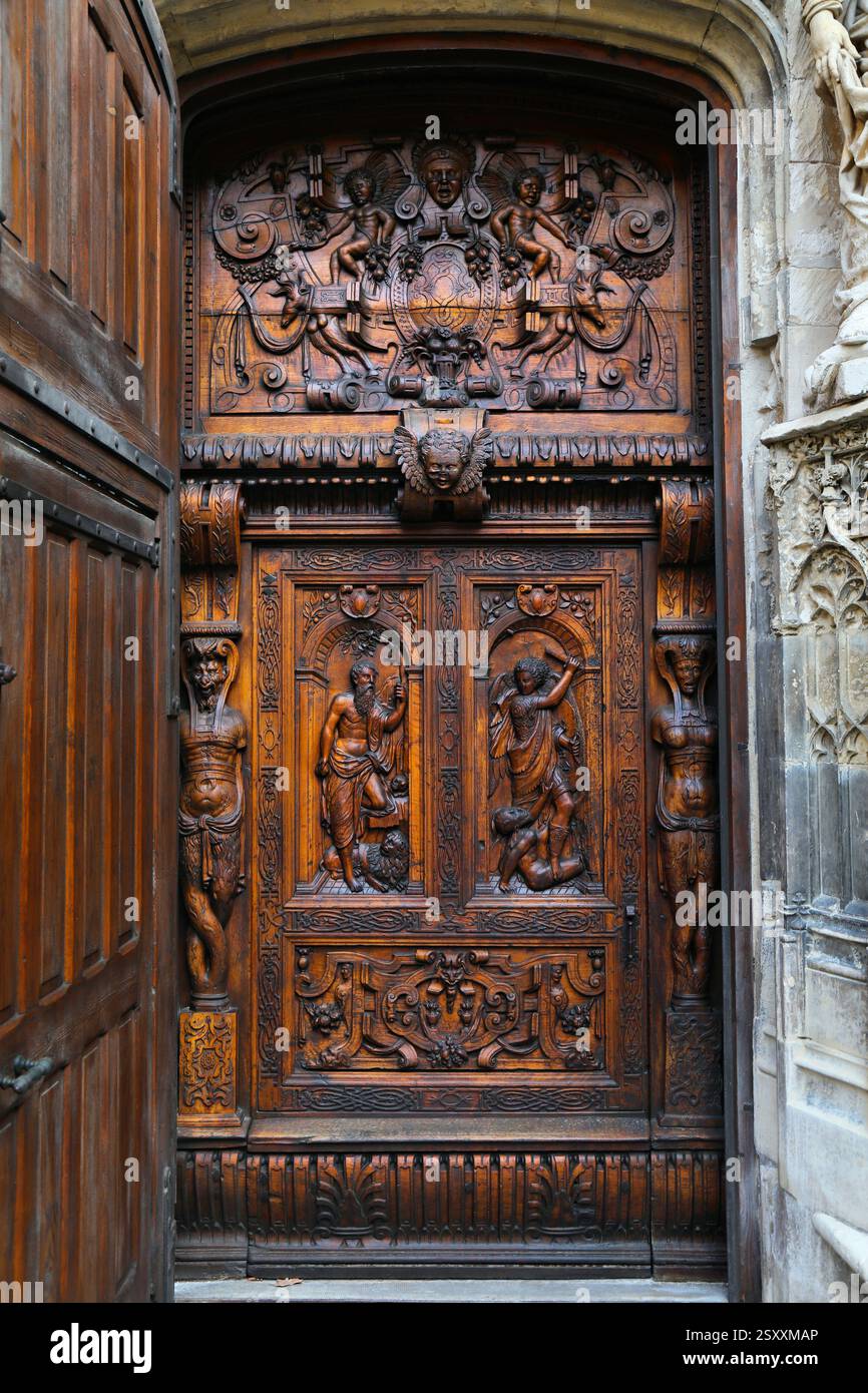 Basilica of Saint Peter (Basilique Saint-Pierre), medieval catholic ...