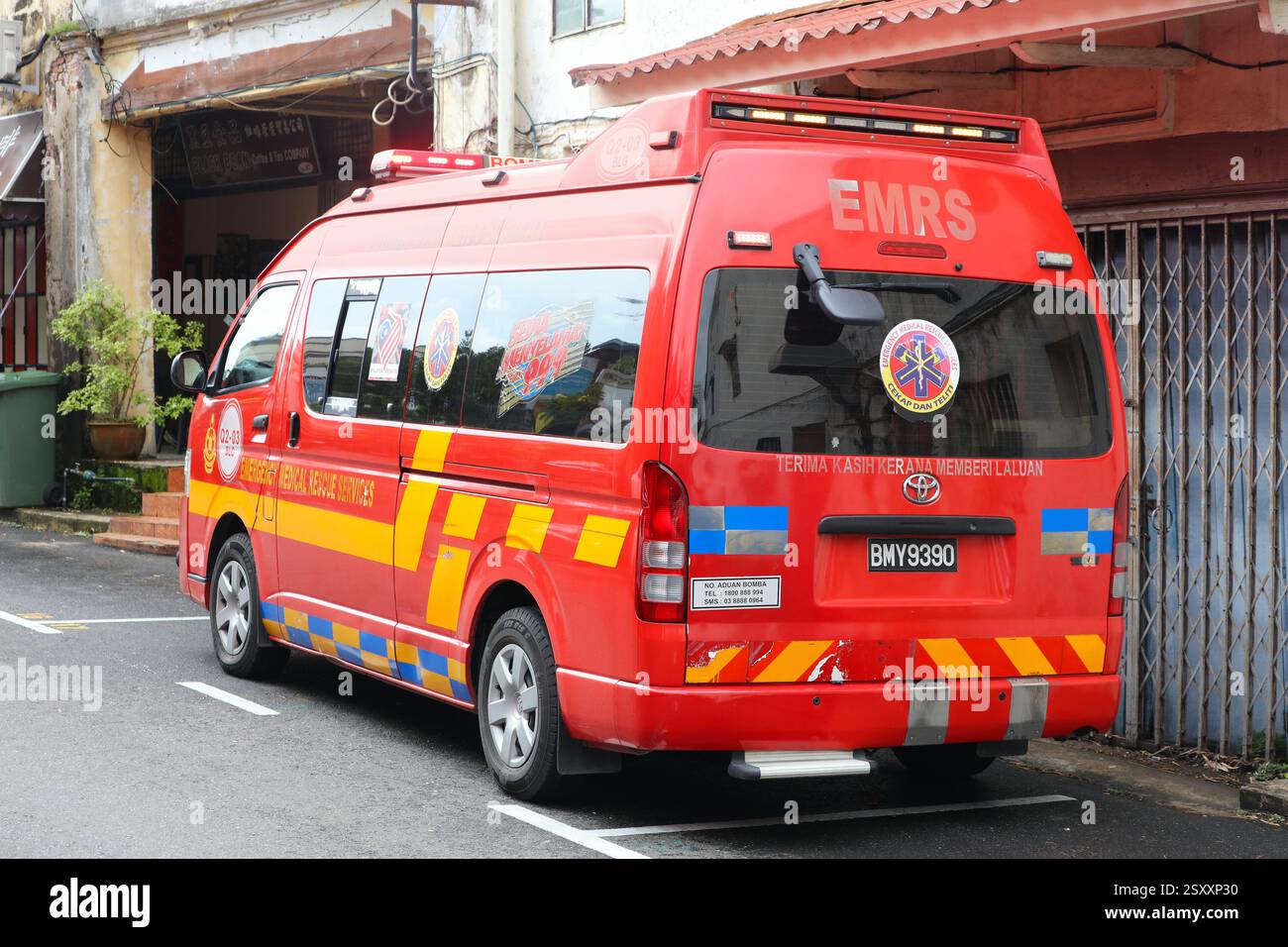 KUCHING, MALAYSIA - MARCH 8, 2024: Emergency Medical Rescue Services ...