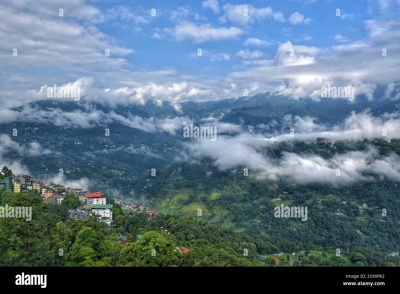 Gangtok View Point offers a breathtaking panoramic view of the lush ...