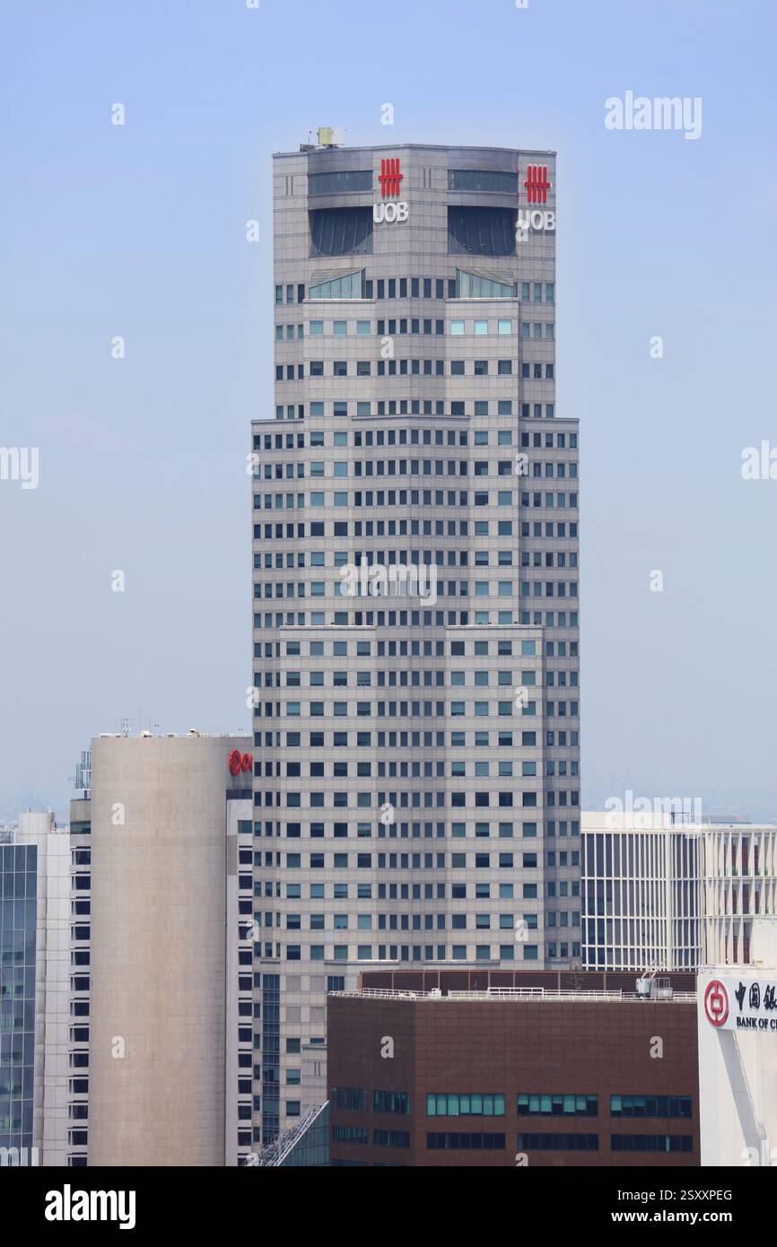 SINGAPORE CITY, SINGAPORE - MARCH 12, 2024: UOB Plaza office building ...
