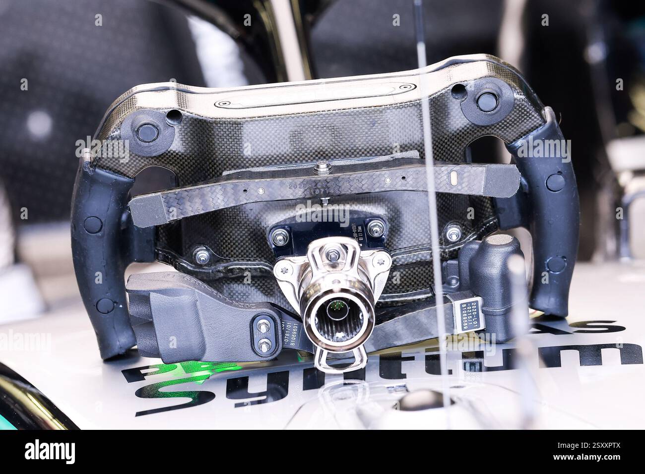 Sakhir, Bahrain, 26/02/2025, Mercedes AMG F1 Team W16, mechanical ...