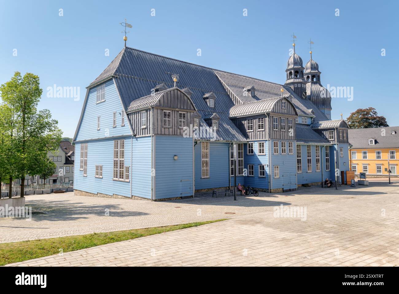 Clausthal-Zellerfeld, Germany – August 28, 2024: People resting at the ...