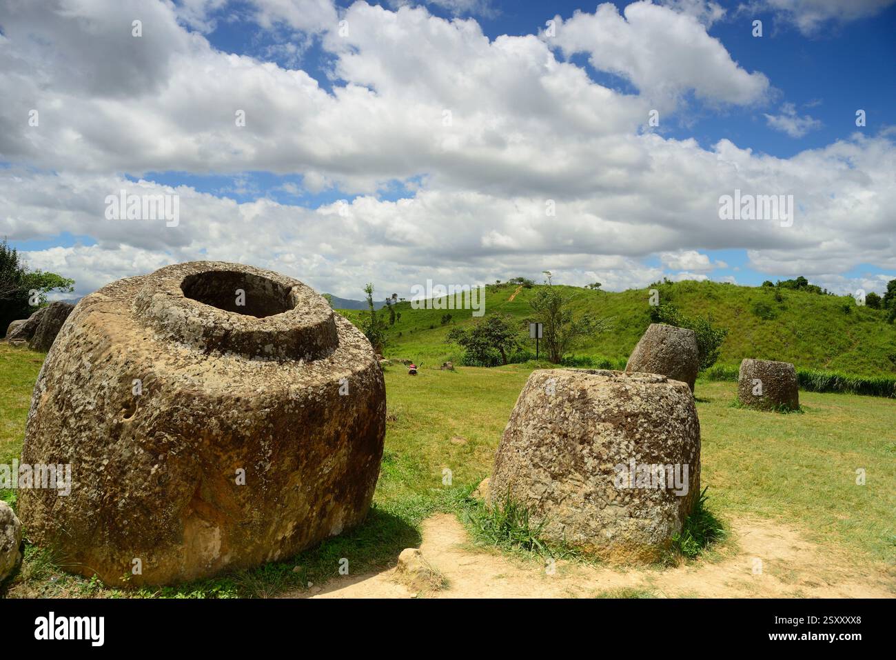 Jars in Phonsavan, Xieng Khouang, Lao Stock Photo - Alamy