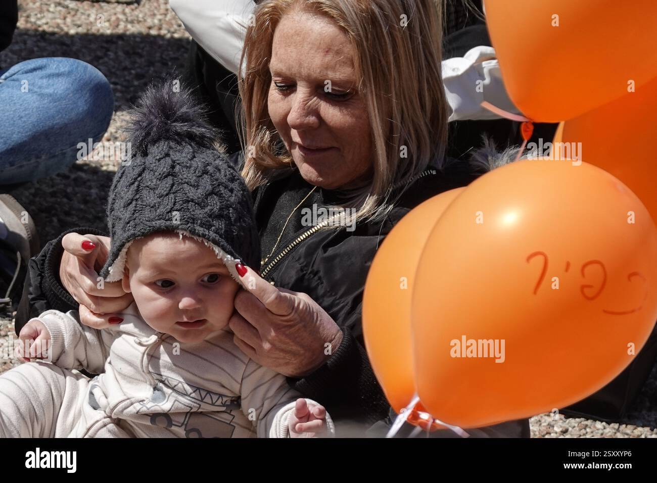 Tel Aviv, Israel. 26th Feb, 2025. Thousands of Israelis gather at ...