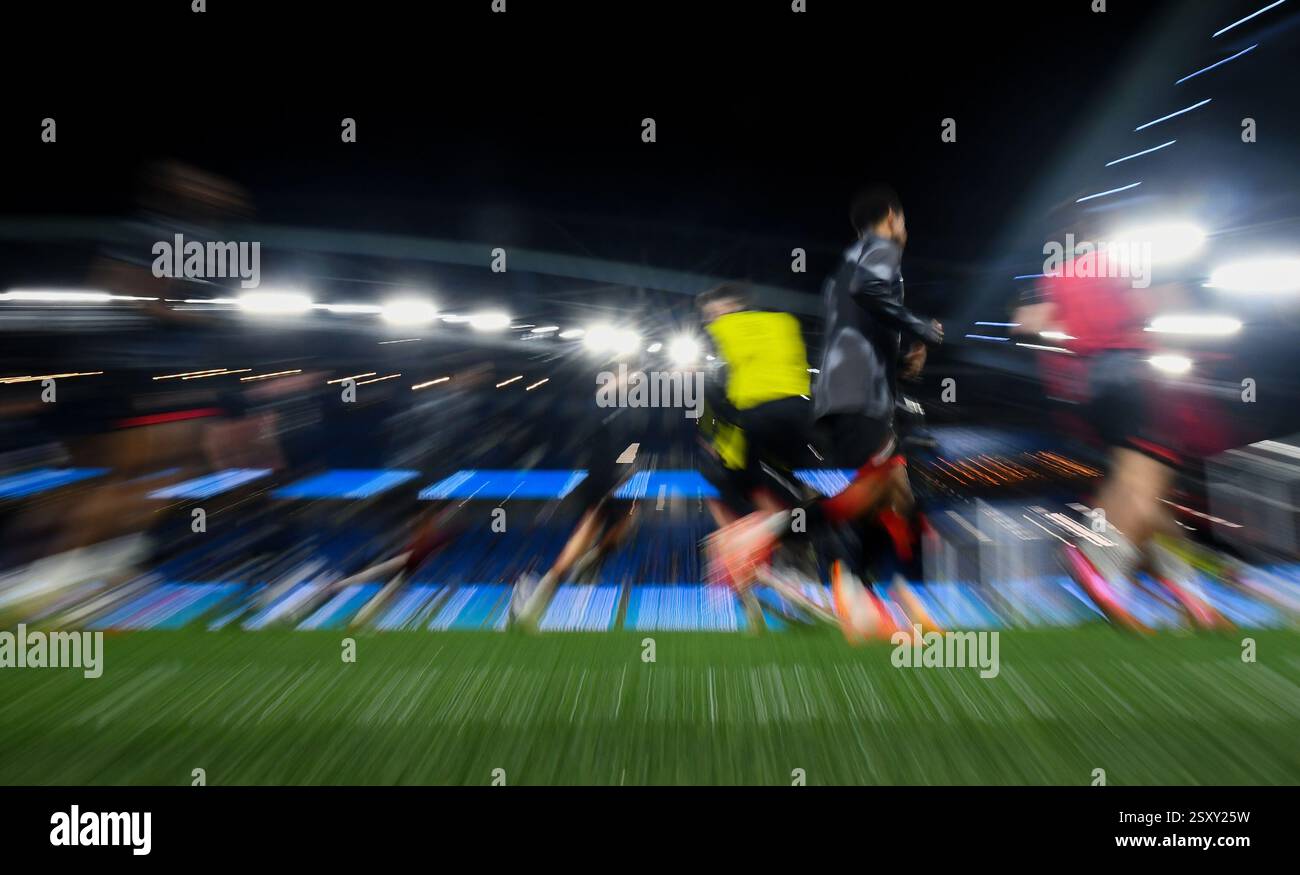 AFC Bournemouth players warm up - Brighton & Hove Albion v AFC ...