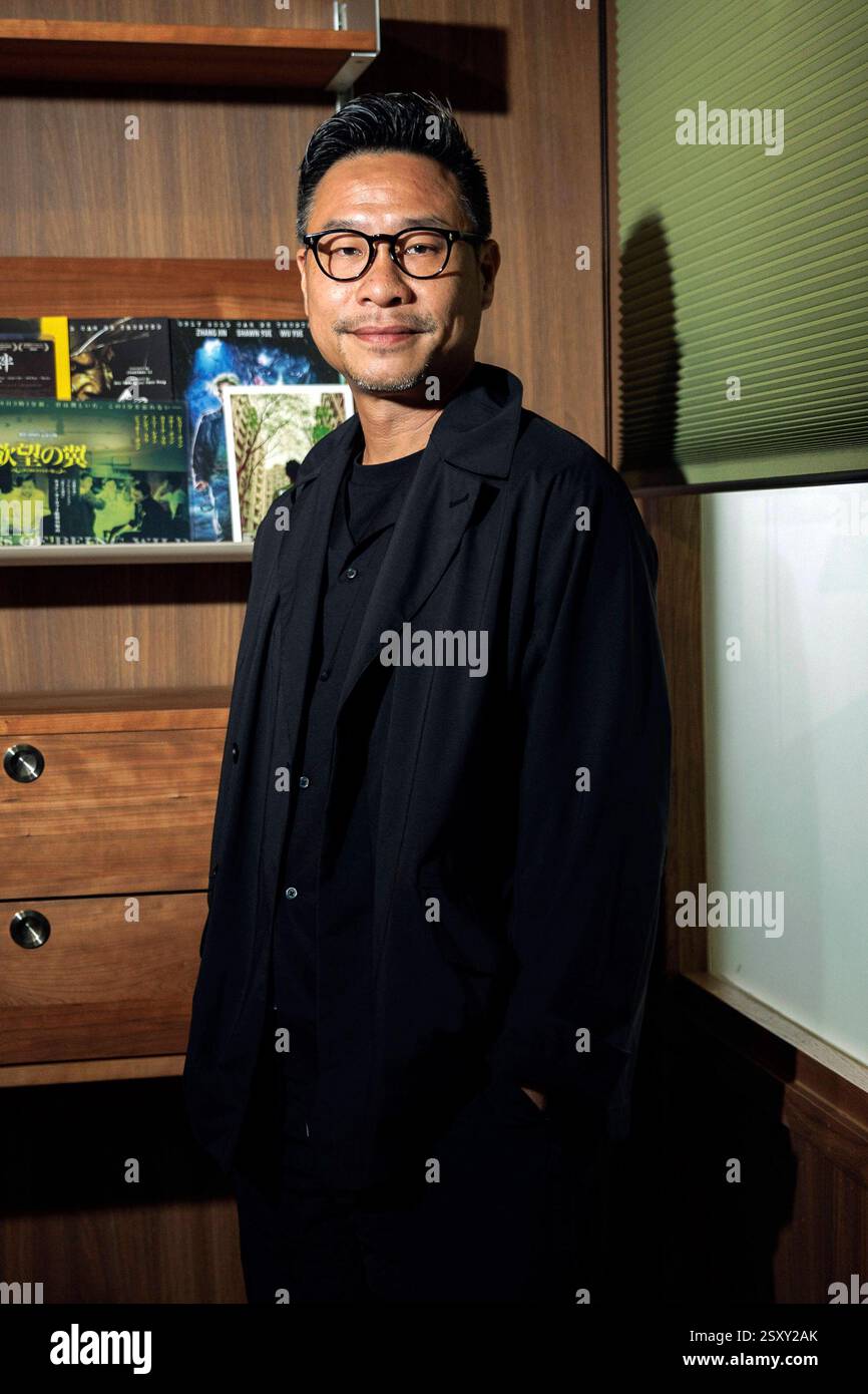 Li Tsz-chun bei einm exklusiven Photoshooting in seinem Studio ...