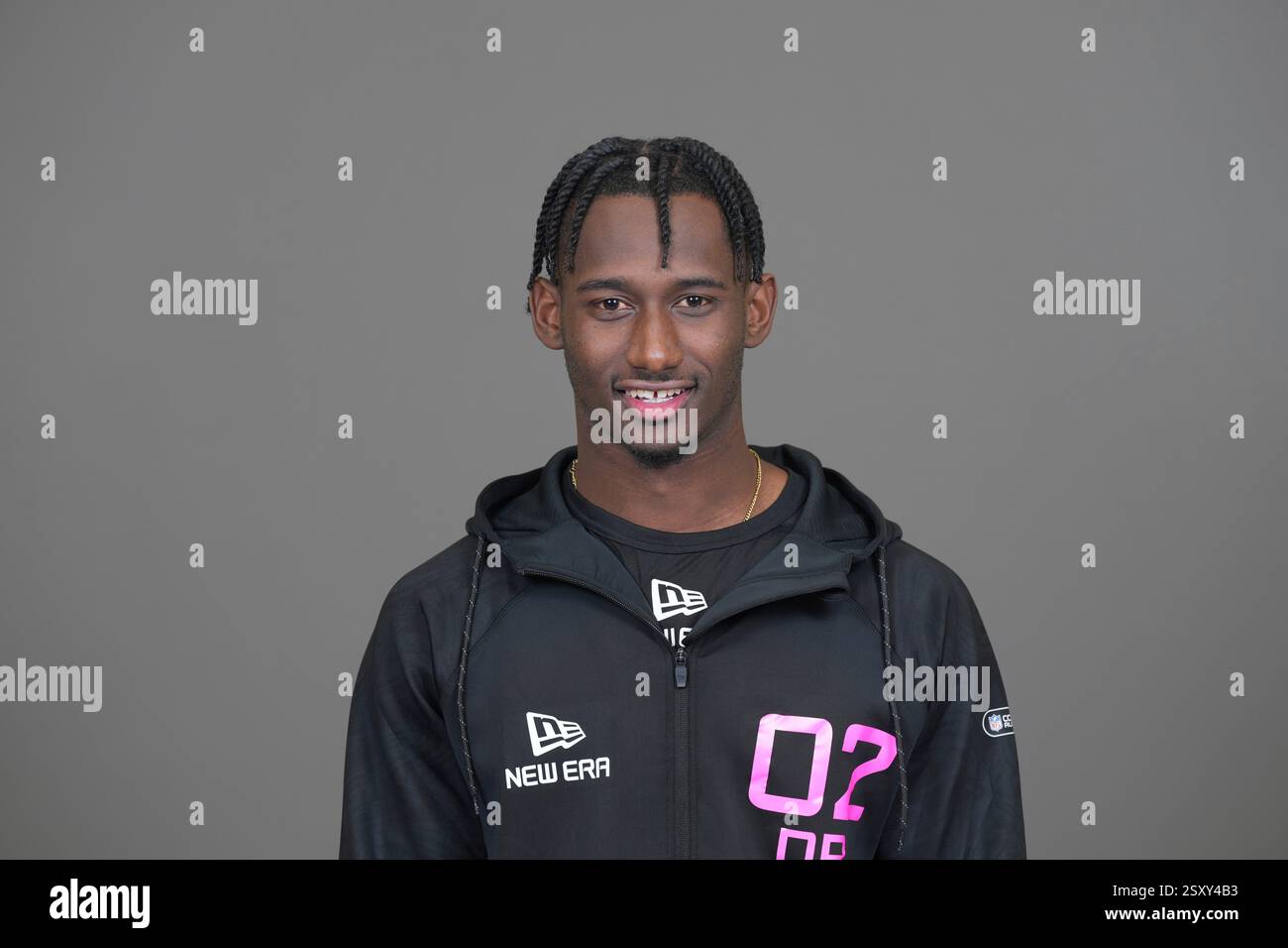 LSU defensive back Zy Alexander (DB02) poses for a portrait at the NFL ...