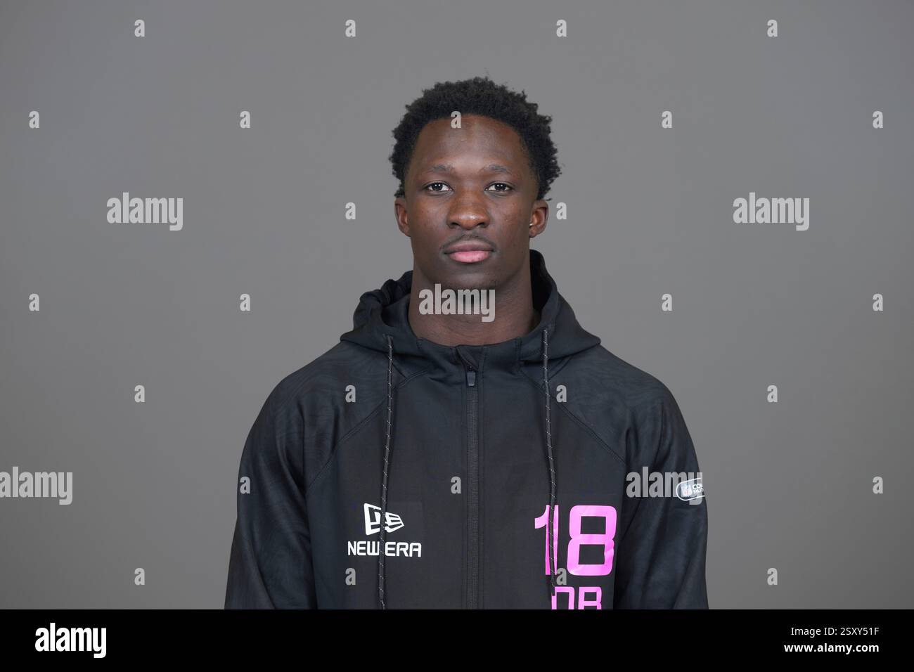 Western Michigan defensive back Bilhal Kone (DB18) poses for a portrait ...