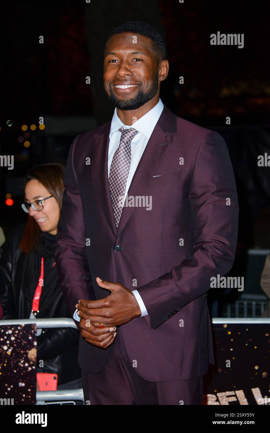 Trevante Rhodes arrives at the 60th BFI London Film festival 'Moonlight ...