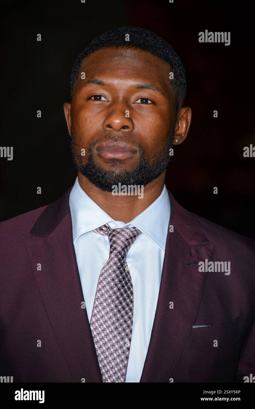 Trevante Rhodes arrives at the 60th BFI London Film festival 'Moonlight ...