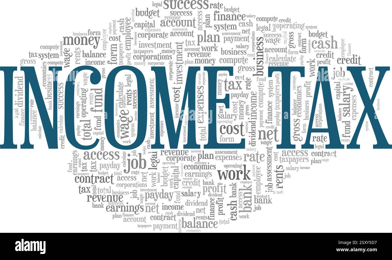 Taxable income text on hi-res stock photography and images - Alamy