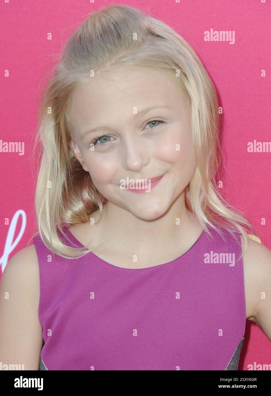 Alyvia Alyn Lind arriving at the premiere of 'An American Girl Story ...