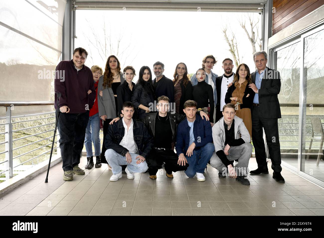 Rome, Italy. 26th Feb, 2025. Rome: Rai Club. Photocall Mare Fuori ...