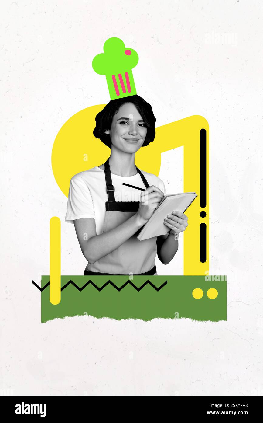 Trend template sketch design 3D photo collage of hungry feeding ...