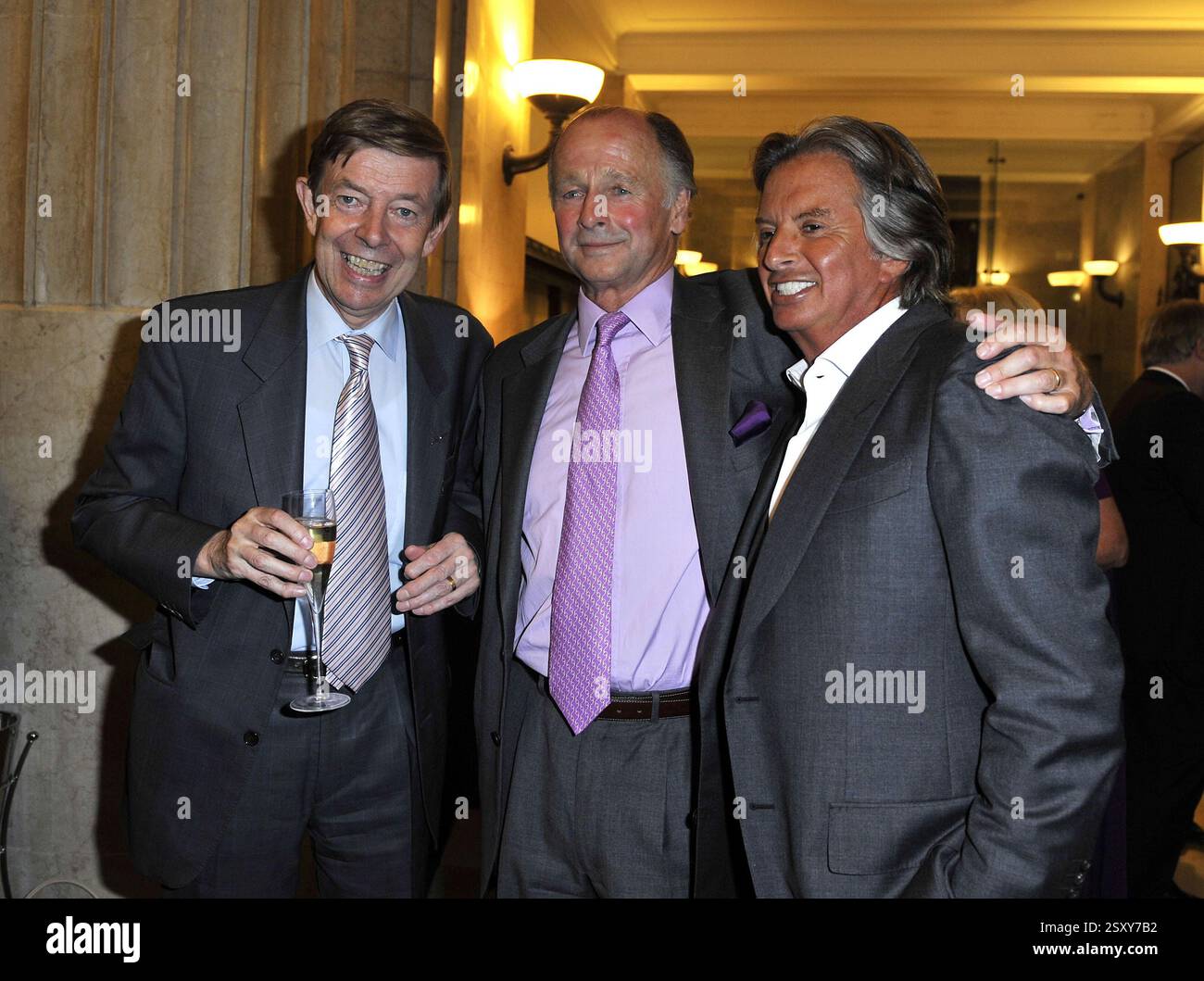 File photo dated 01/09/09 of from left) Henry Kelly, Simon Parker ...