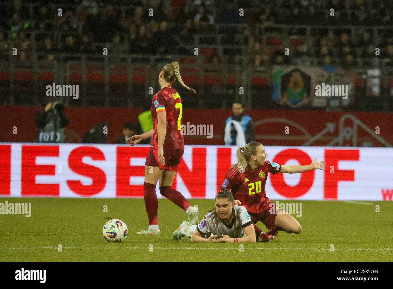 Nürnberg, Deutschland 25. Februar 2025: Frauen Länderspiel - 2025 ...