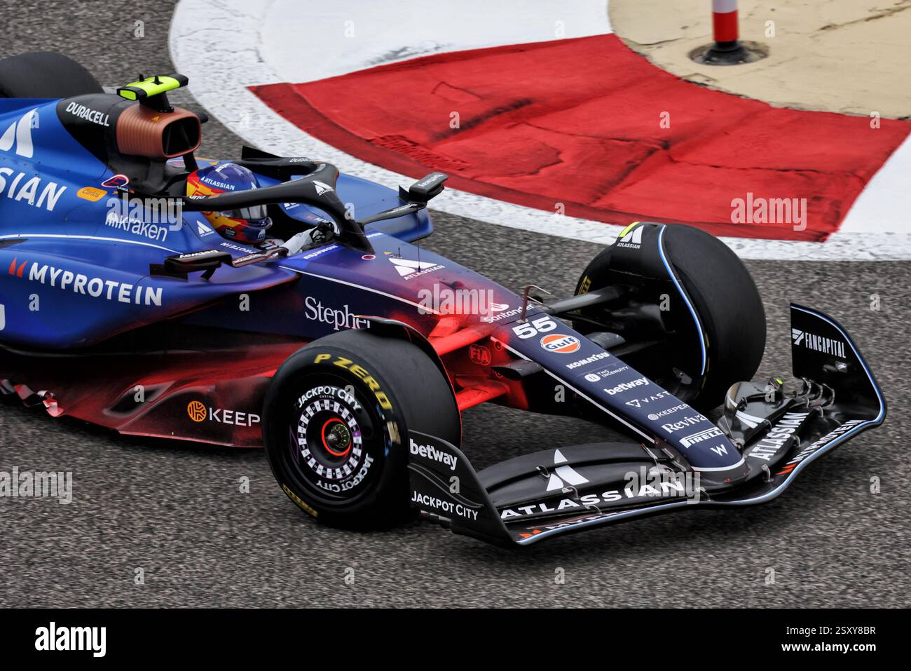 Sakhir, Bahrain. 26th Feb, 2025. Carlos Sainz (ESP) Atlassian Williams Racing FW46. 26.02.2025 ...