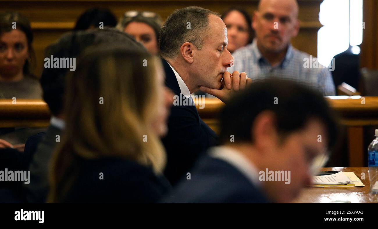 Defense attorney David Yanetti looks on during the trial of Karen Read ...