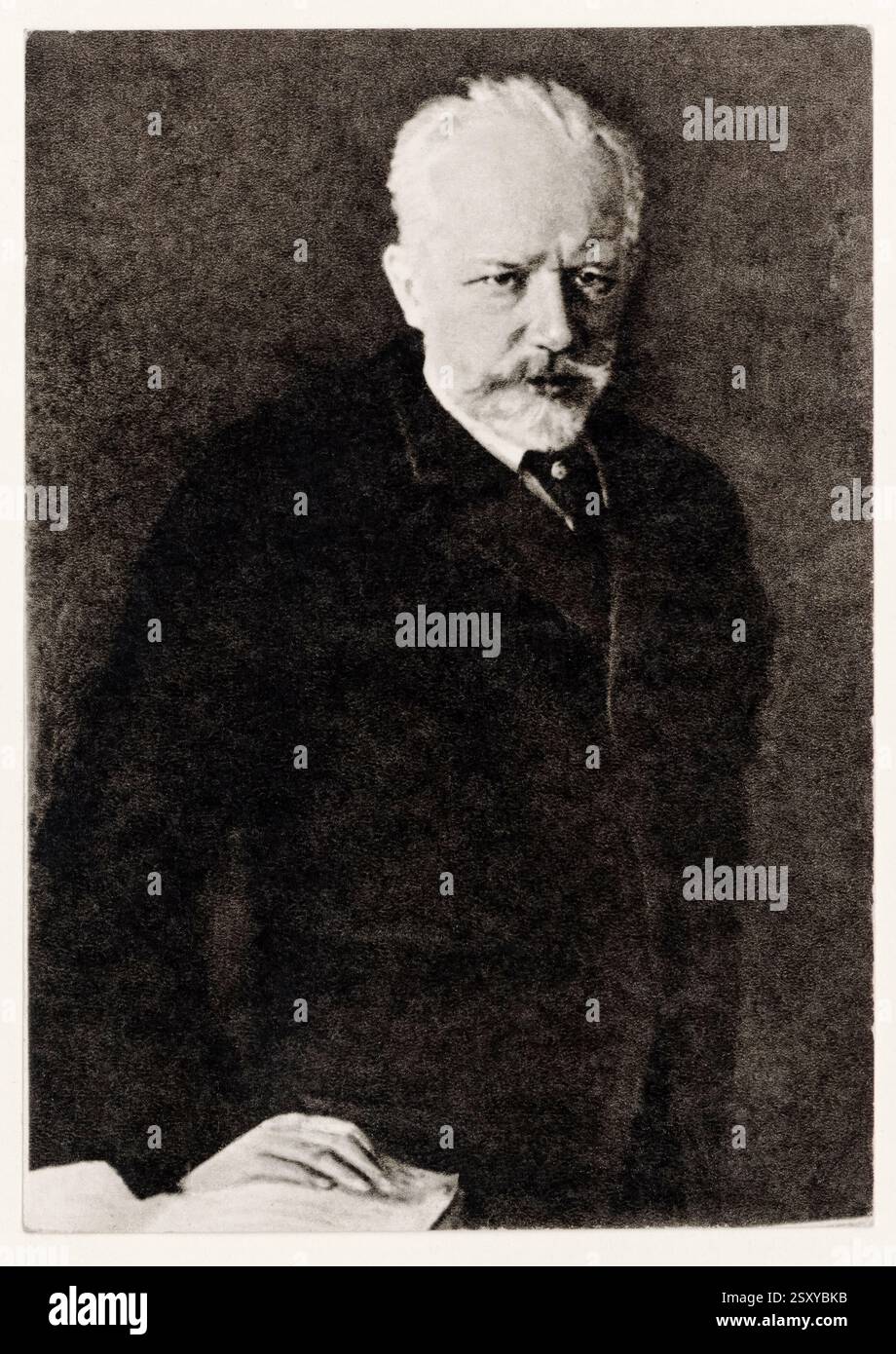 Tchaikovsky. Portrait photograph of the Russian composer Pyotr Ilyich ... Tchaikovsky. Portrait photograph of the Russian composer Pyotr Ilyich ...