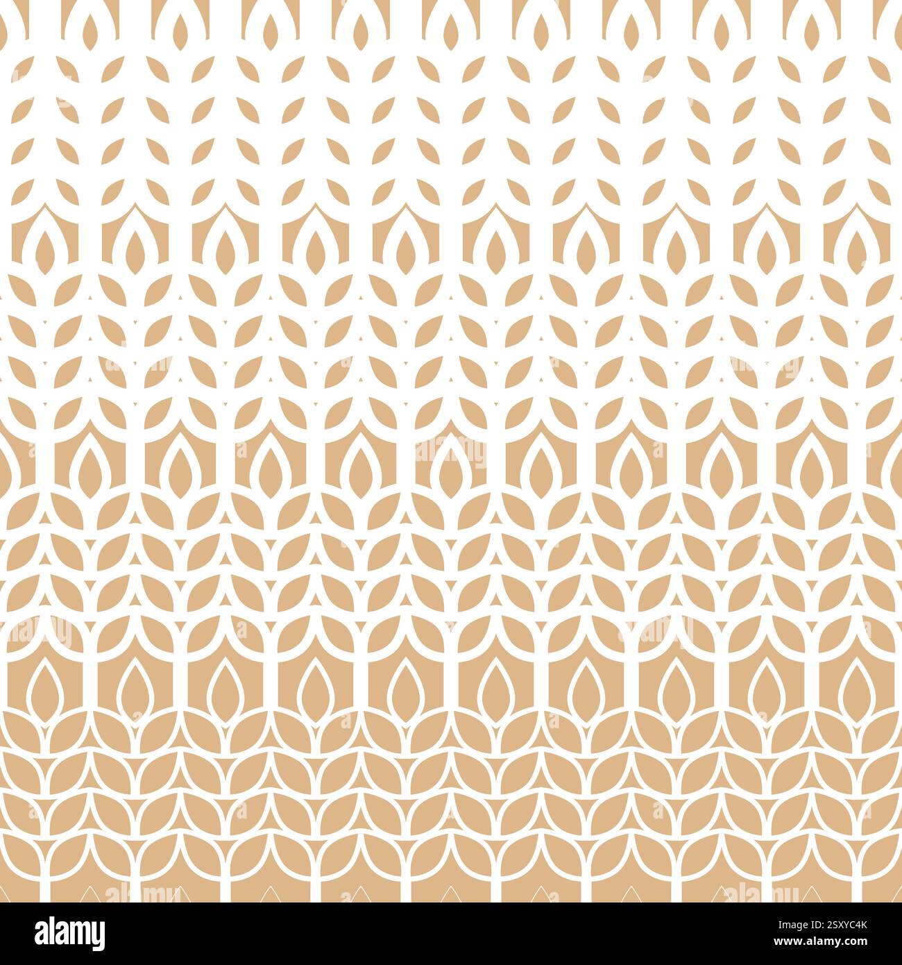 Wheat seamless pattern. Design wheat bread for prints. Repeated ear ...