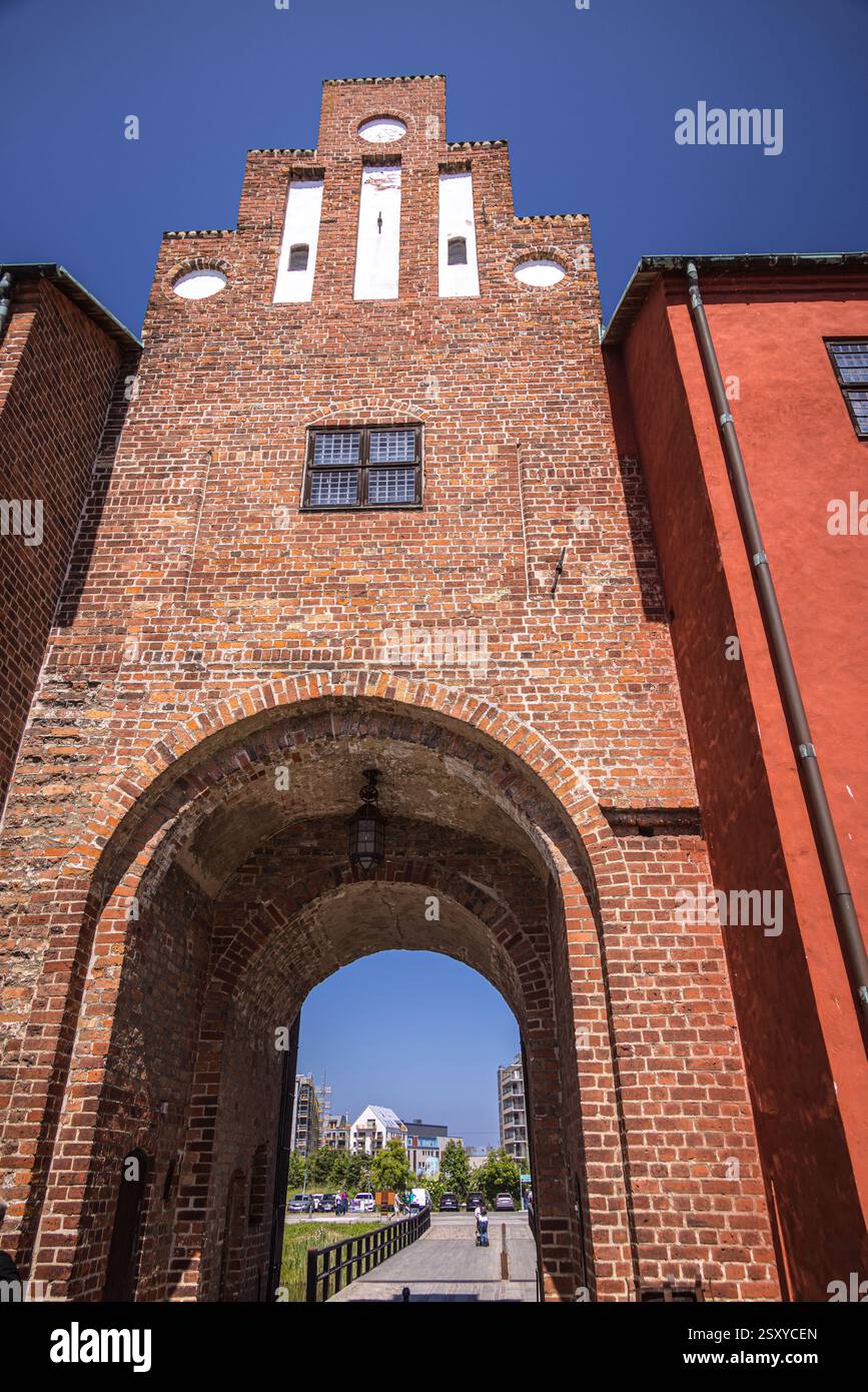 Archway entrance to Malmo Castle (Malmö Museer), Malmo, Sweden Stock ...