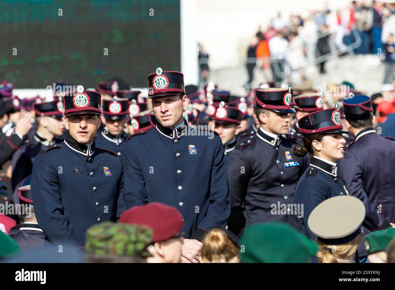 Vatican City, Vatican. 30th Apr, 2016. Military Cadets in uniform in St ...