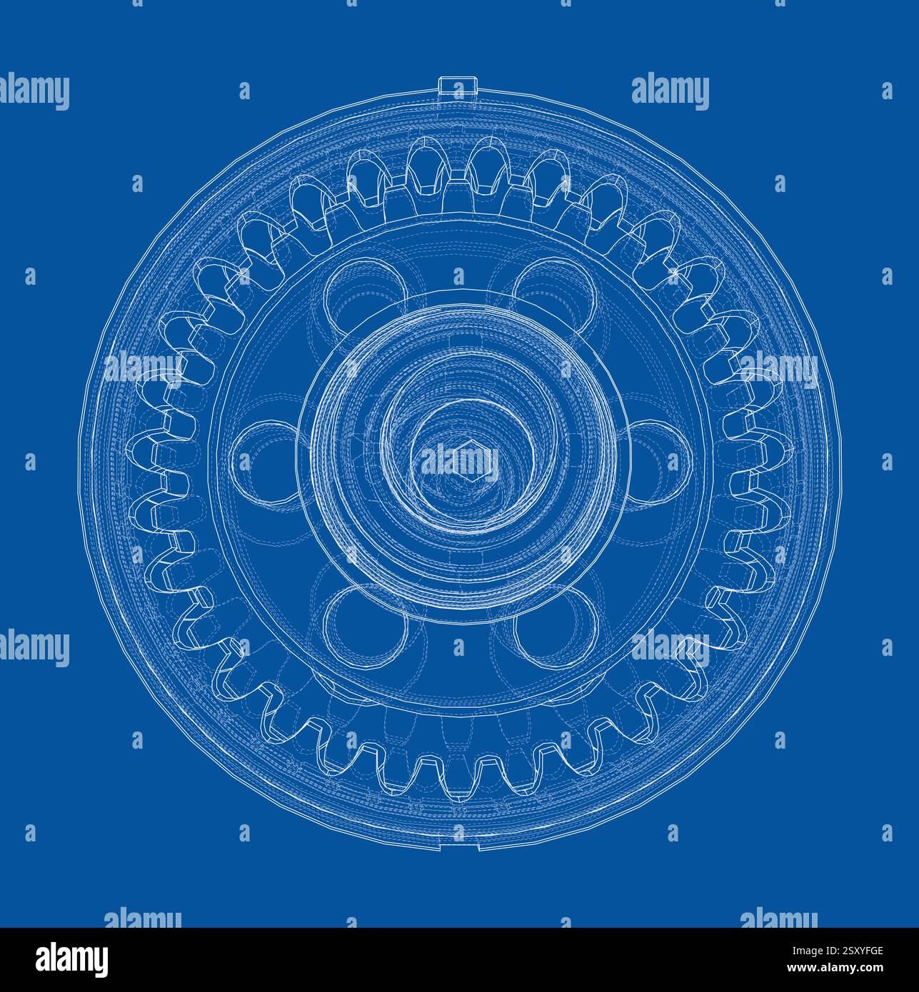 Wave Reducer. Vector illustration, 3d render Stock Vector Image & Art ...