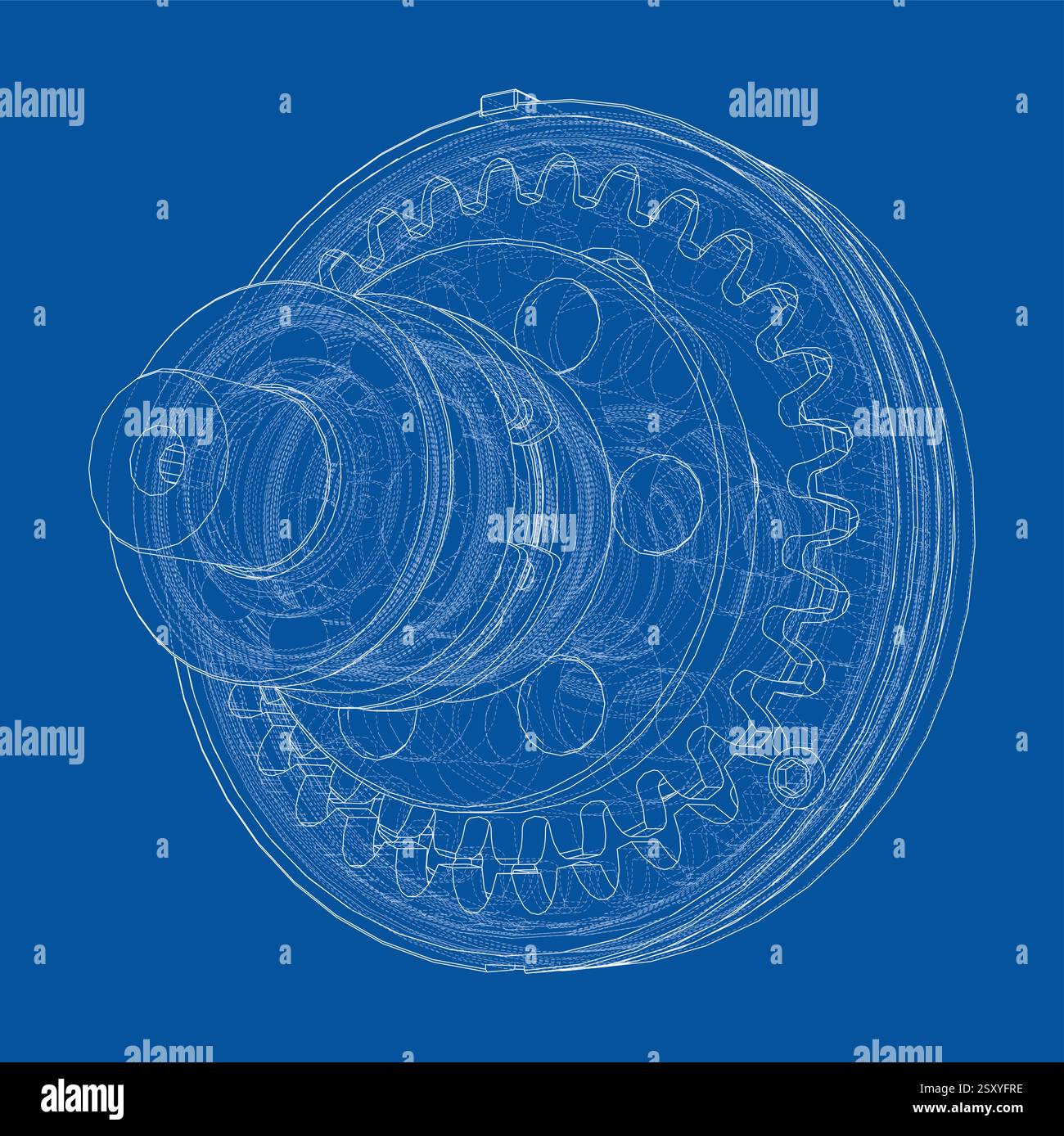 Wave Reducer. Vector illustration, 3d render Stock Vector Image & Art ...